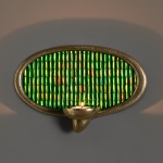 Scarab Candle Sconce Wide