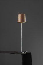 Stem Table Lamp, Burnished Metals Straw
