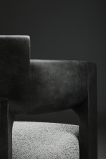 Dais Spot Chair, Pepper Grey Parchment