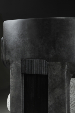 Dais Spot Chair, Pepper Grey Parchment